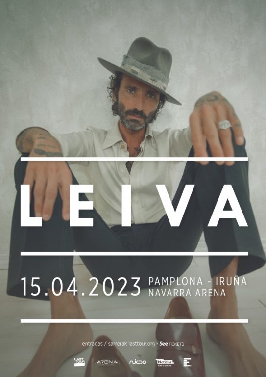 Leiva llevará su tour a Pamplona en abril de 2023 - LAST TOUR