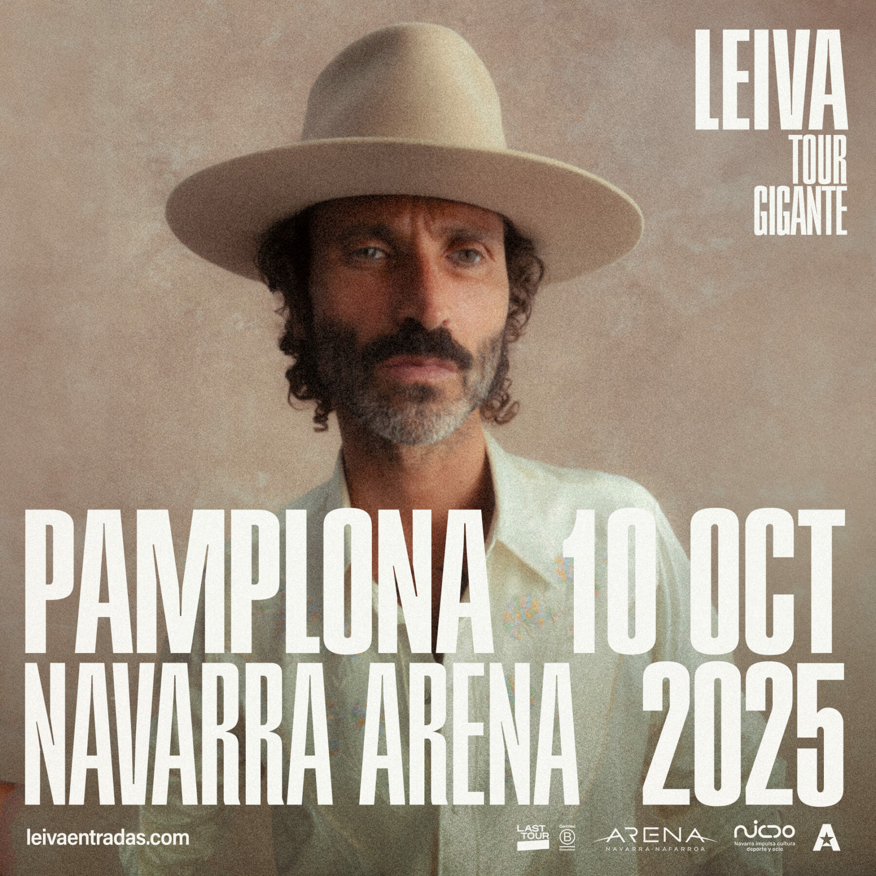 Leiva anuncia su Tour Gigante 2025 con fecha en Pamplona - LAST TOUR