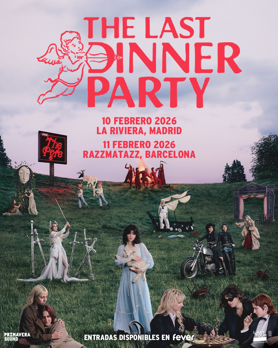 The Last Dinner Party pasarán por Madrid y Barcelona- LAST TOUR